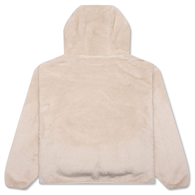 Fleece 3/4 Zip - Cream – Feature