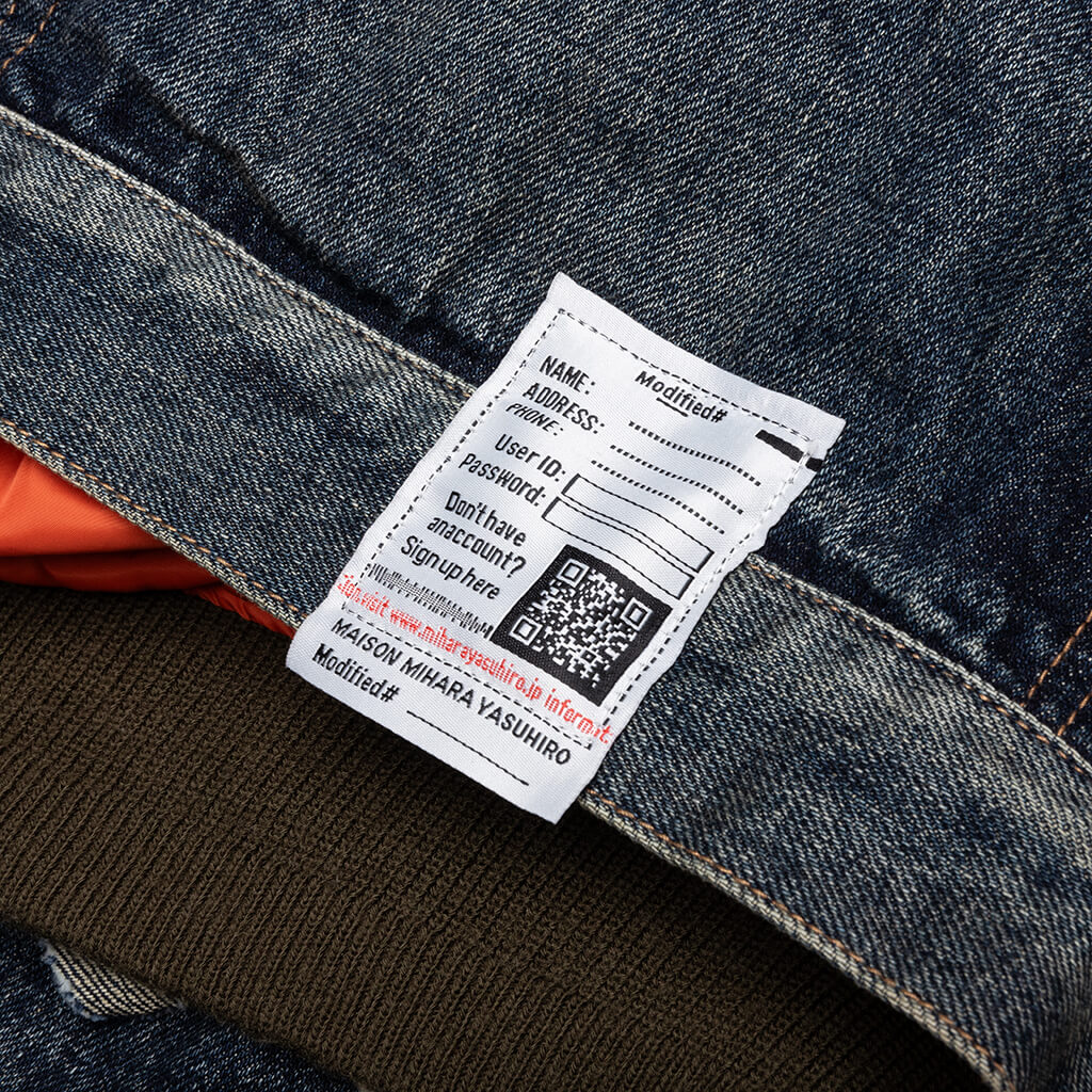 Flight Jacket Layered Denim - Indigo – Feature