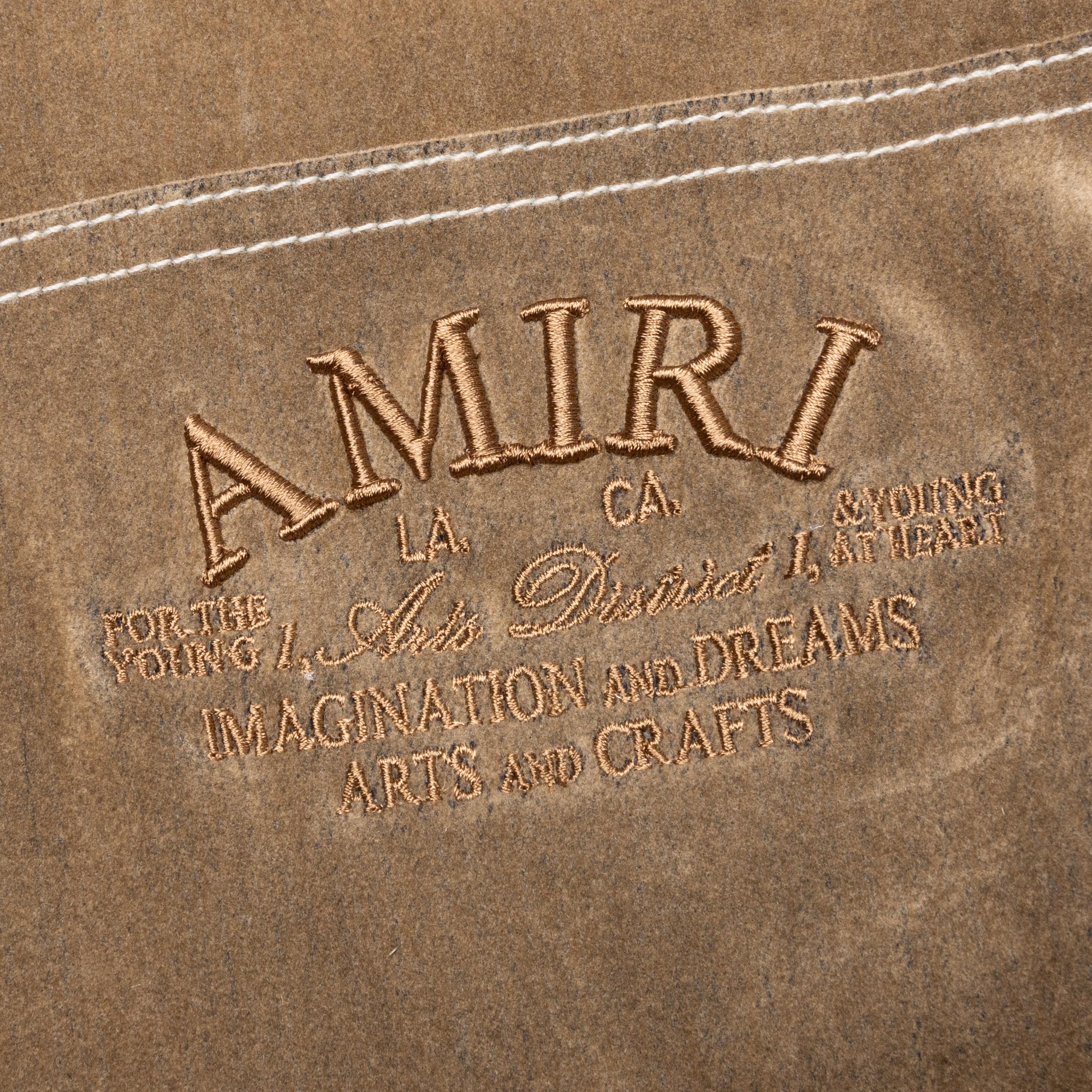Amiri Flocked Carpenter - Tan - Amiri Denim – Feature