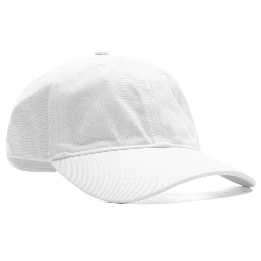 Embroidered Logo Baseball Cap - White – Feature