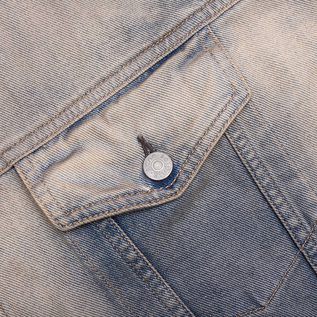 Oversized Fit Denim jacket - Light Blue – Feature
