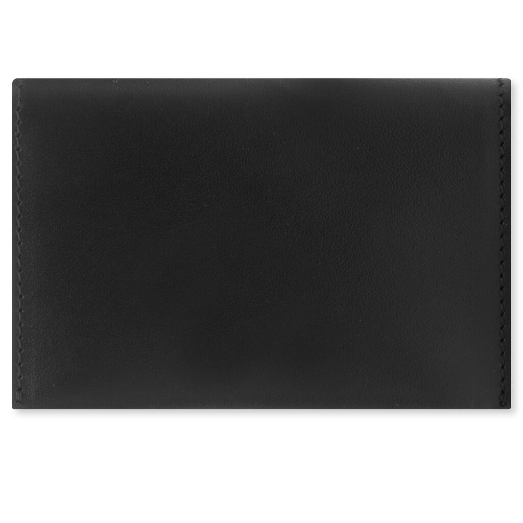 Folded Leather Wallet- Black – Feature
