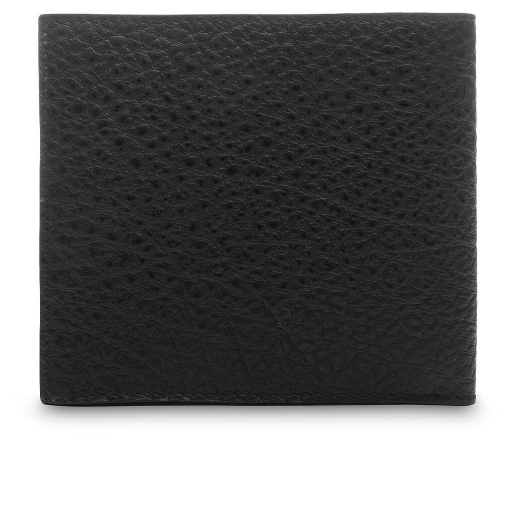 Folded Leather Wallet Fn-Ux-Slgs000286 - Black – Feature