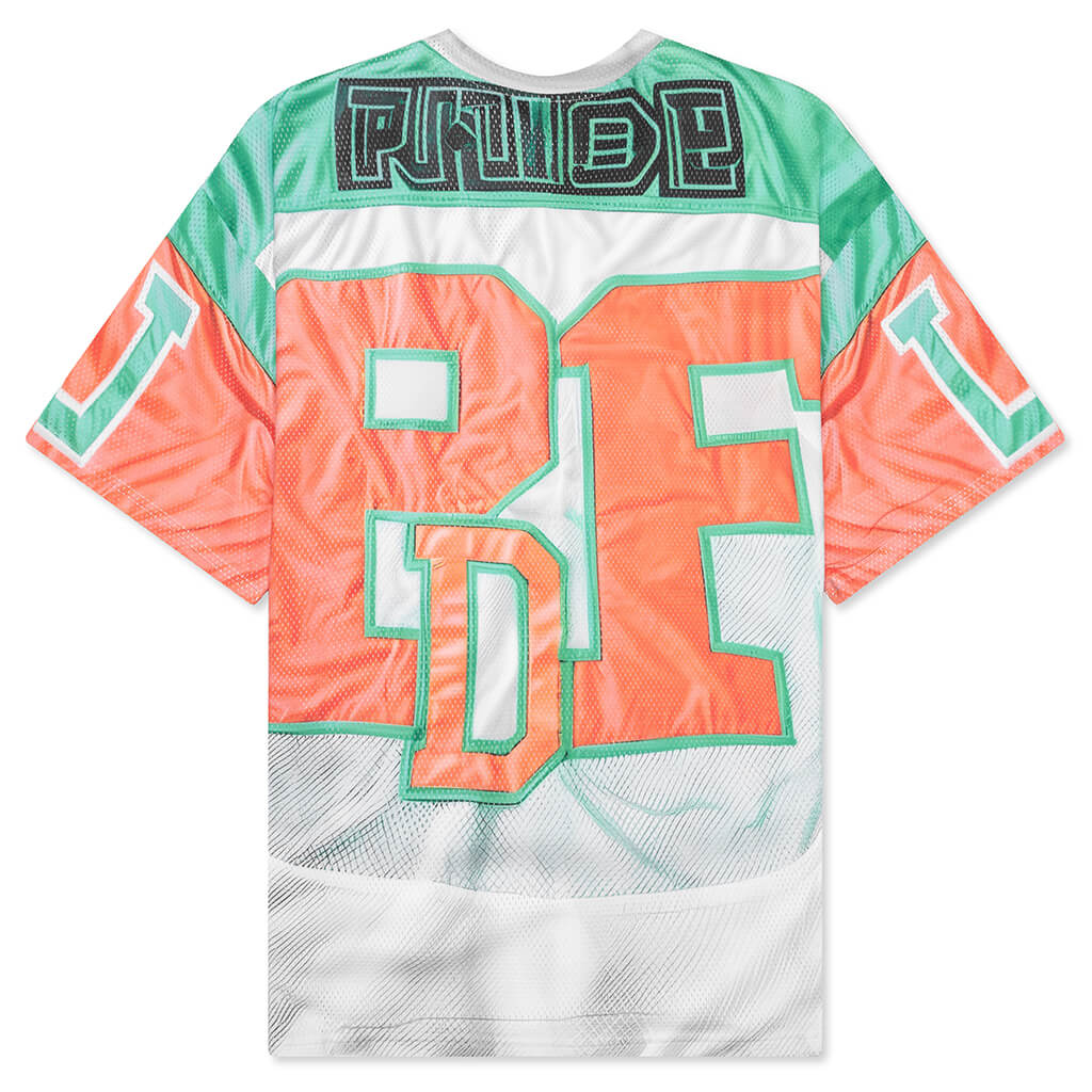 Football 17 Tee - Green Print – Feature