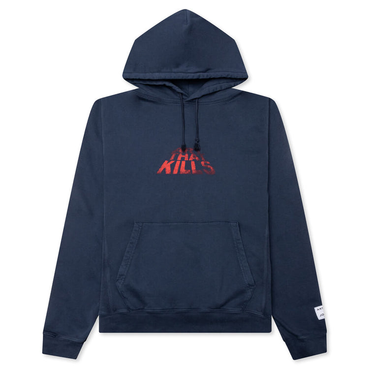 ATK Stacked Logo Hoodie - Navy – Feature