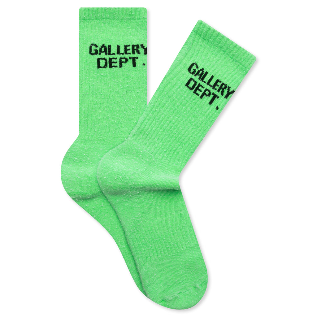 Clean Socks - Fluorescent Green | Gallery Dept – Feature