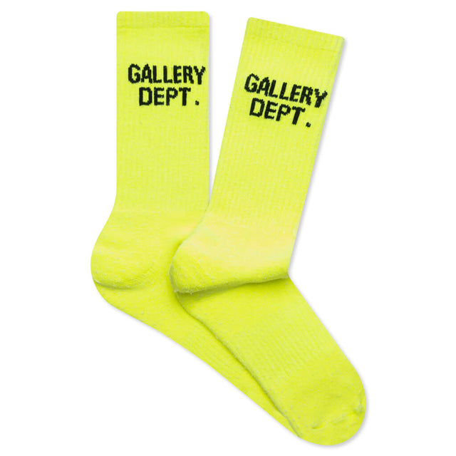 Clean Socks - Fluorescent Yellow | Gallery Dept – Feature