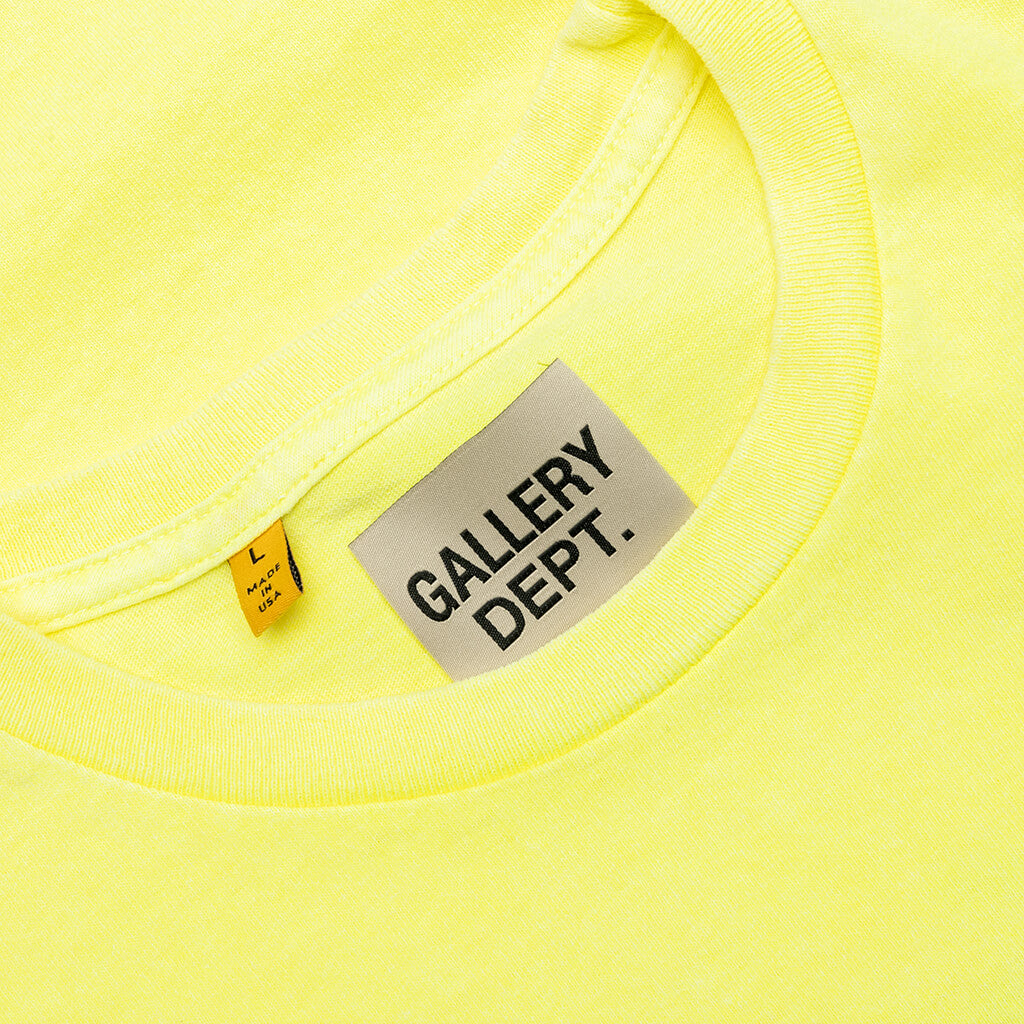 French Tee - Fluorescent Yellow | Gallery Dept – Feature