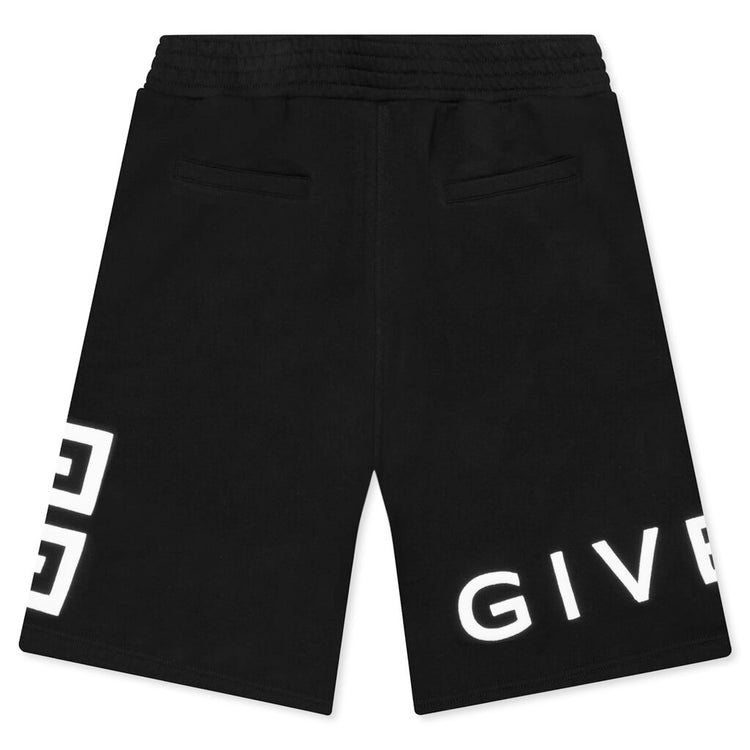 Boxing Fit Embroidered Shorts - Black – Feature