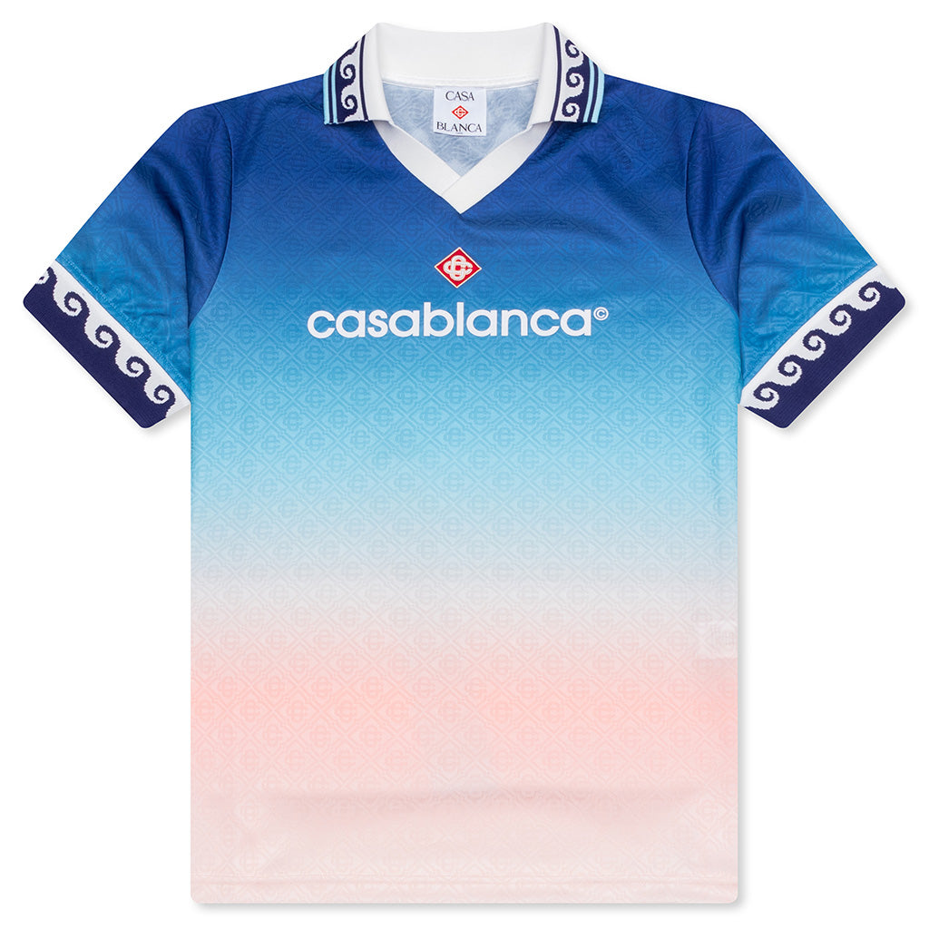 Gradient S/S Football Shirt - Blue – Feature