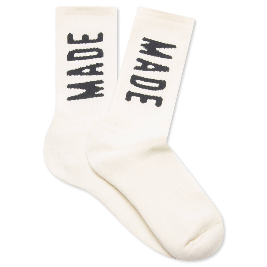HM Logo Socks - White – Feature