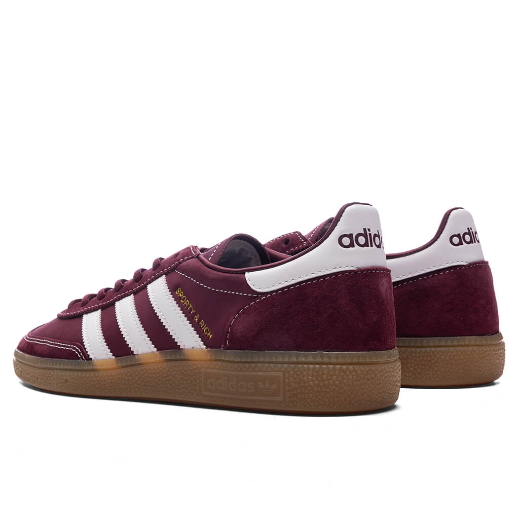 Adidas x Sporty & Rich Handball Spezial - Shadow Red/White/Gum – Feature