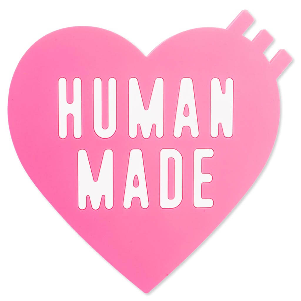 Heart Rubber Coaster - Pink – Feature