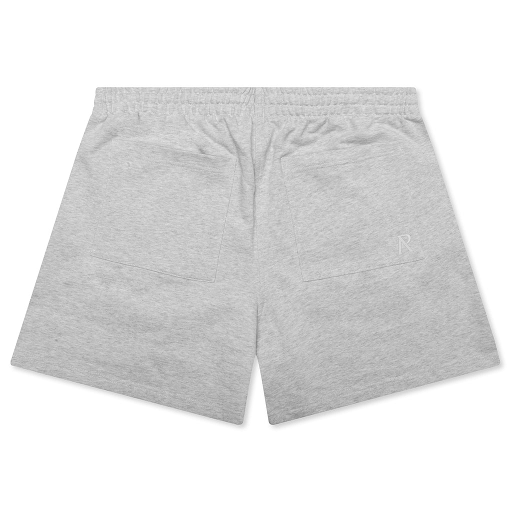 Initial Sweatshorts - Ice Grey Marl – Feature