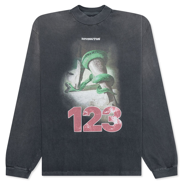 Inri Snake L/S Tee - Vintage Black – Feature