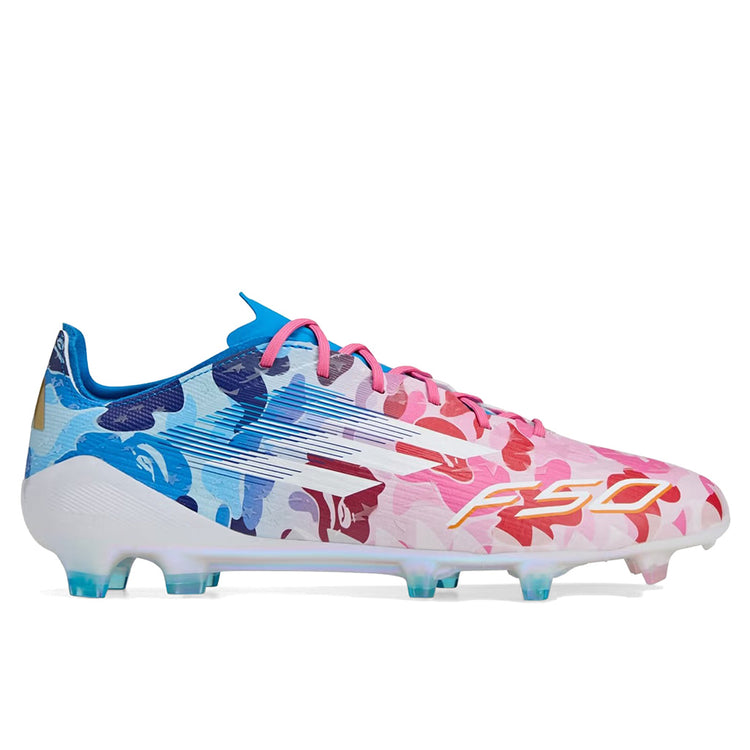 Adidas x BAPE F50 Elite Firm Ground Cleats - Clear Pink/Cloud White/Ic ...
