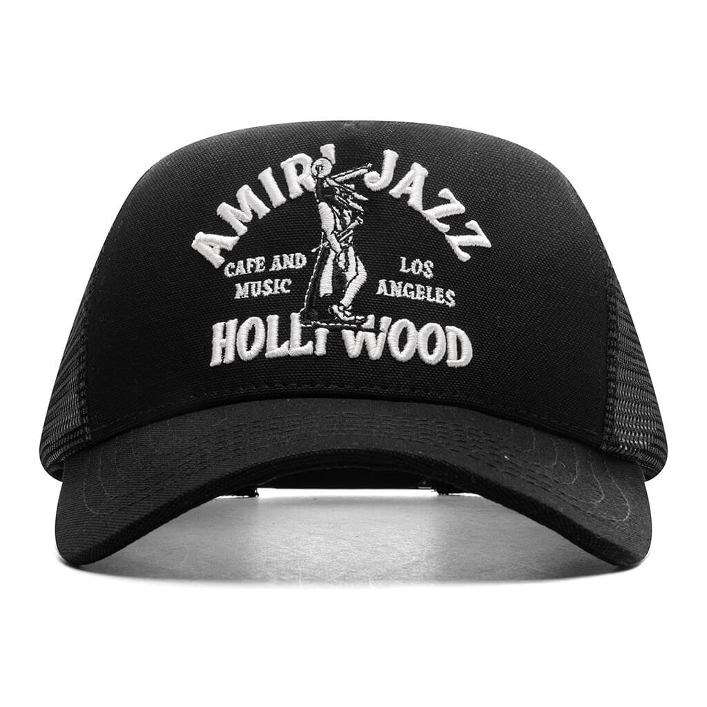 Jazz Wolf Trucker Hat - Black – Feature