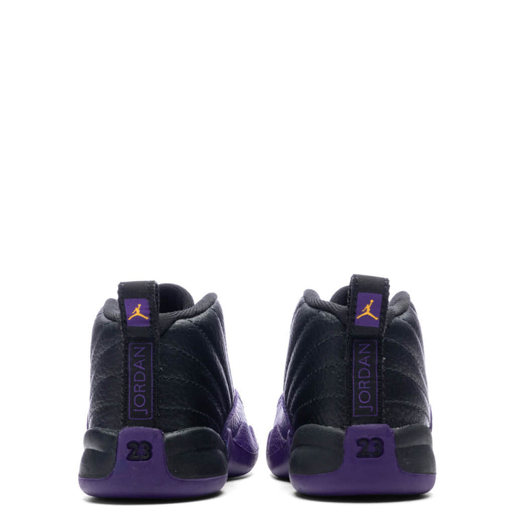 Jordan 12 Retro (TD) - Black/Field Purple/Metallic Gold – Feature
