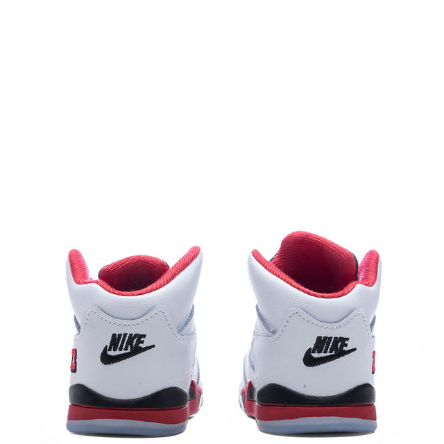 Air Jordan 5 Retro OG Fire Red 'Black Tongue' (TD) - White/Fire Red/Bl ...