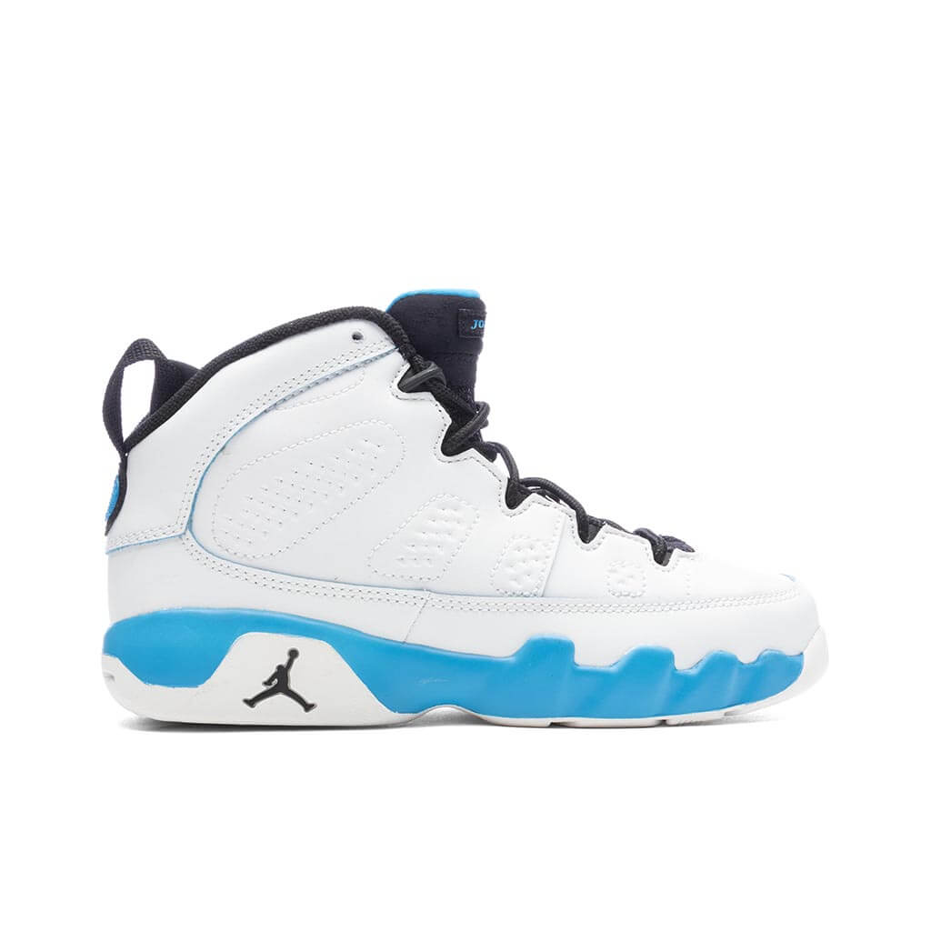 Air Jordan 9 Retro 'Powder Blue' (PS) - Summit White/Black/Dark Powder ...