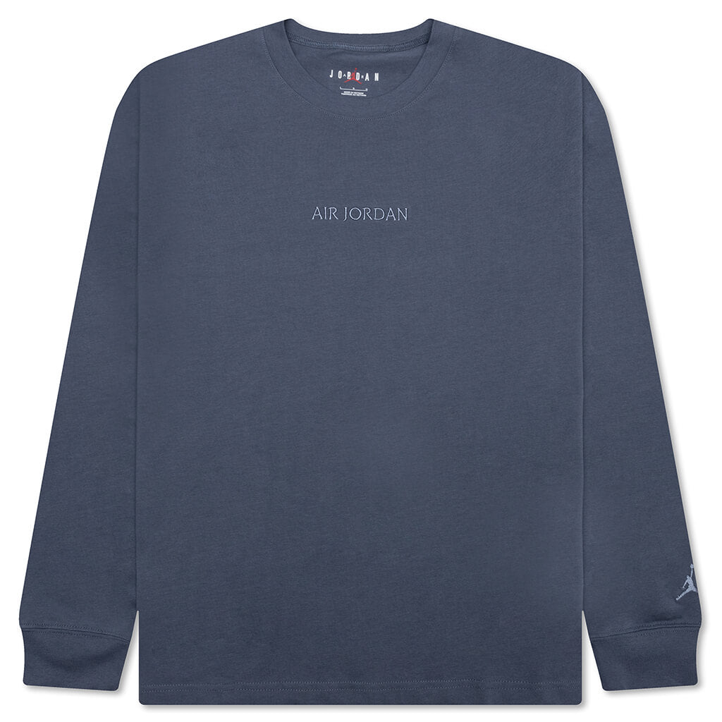 Wordmark Long-Sleeve T-Shirt - Diffused Blue – Feature