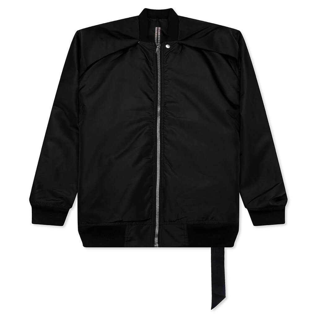Jumbo Convertible Peter Padded Flight Bomber Jacket - Black – Feature