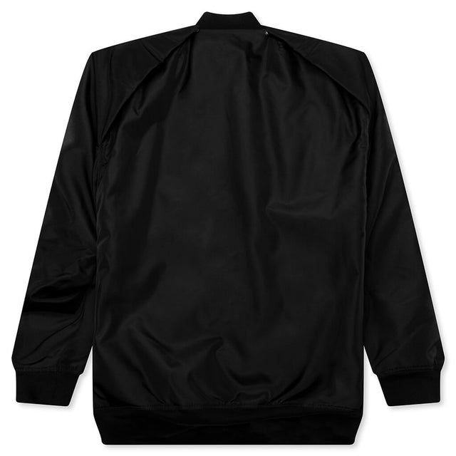 Jumbo Convertible Peter Padded Flight Bomber Jacket - Black – Feature