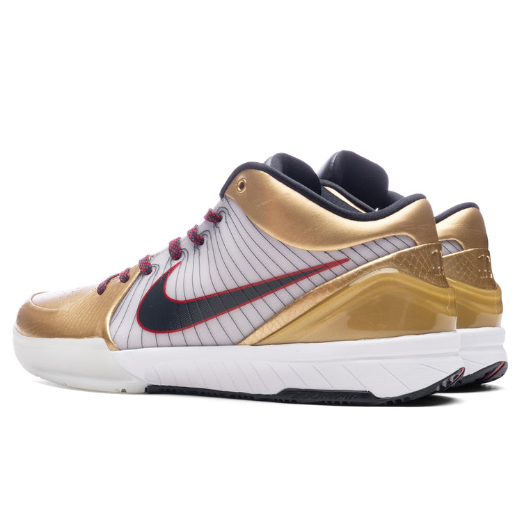 Kobe 4 Protro 'Gold Medal' - White/Dark Obsidian/Varsity Red – Feature