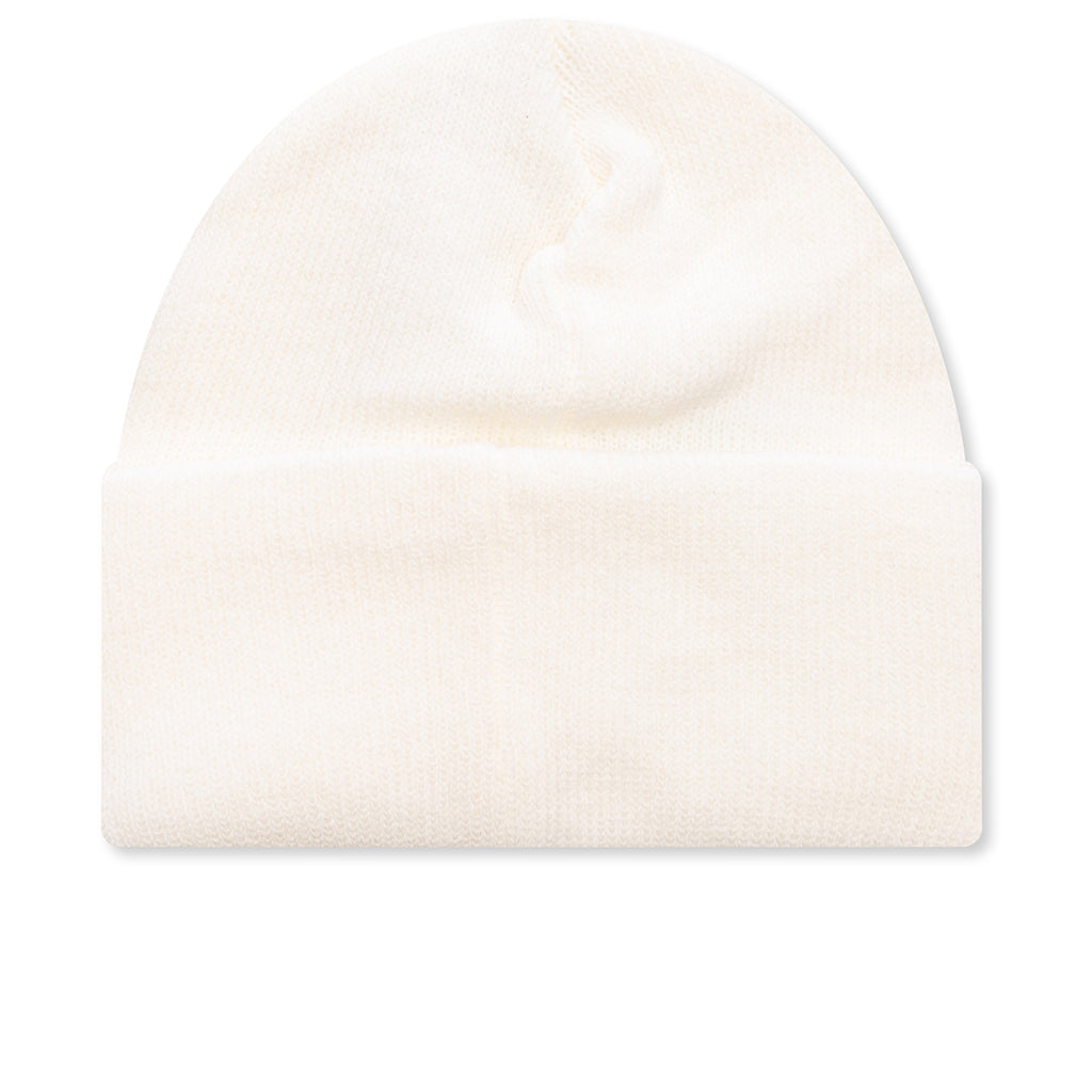 Cuffed Knit Beanie - White – Feature