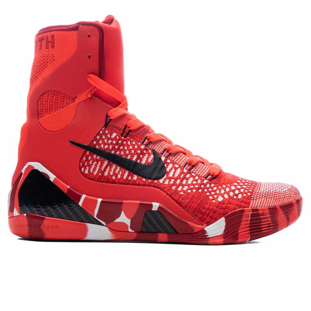 Kobe 9 Elite High Protro Christmas - Bright Crimson/Black/White – Feature
