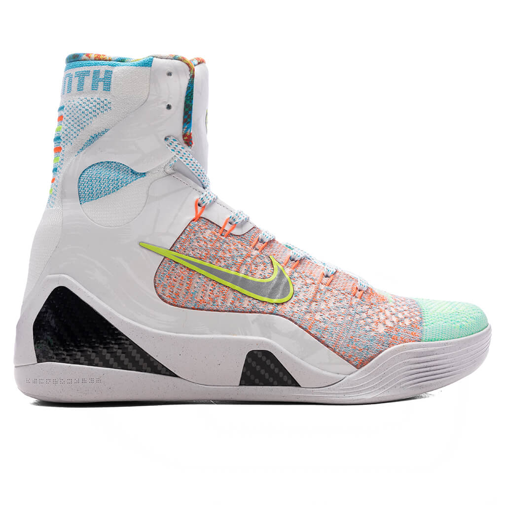 Kobe IX Elite High Protro 'What The Kobe?' - White/Reflective Silver/C ...