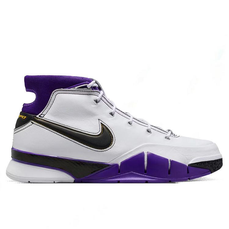 Kobe 1 Protro '81 Points' - White/Black/Court Purple – Feature