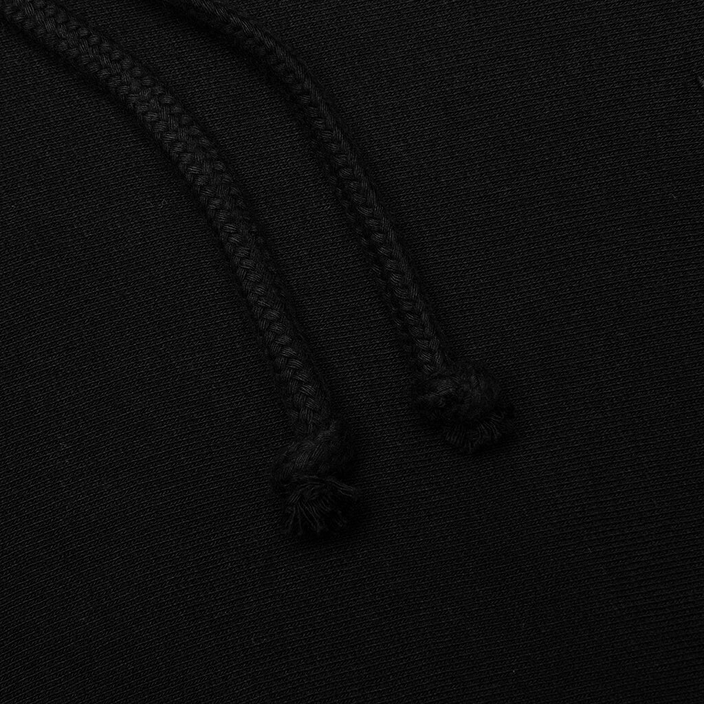 Logo Embroidery Hoodie - Black – Feature