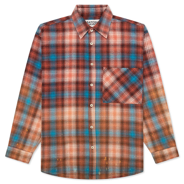 Logo Flannel - Red/Blue – Feature