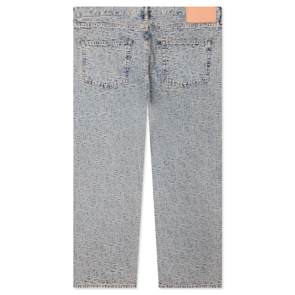 Monogram Pants - Blue/Beige – Feature