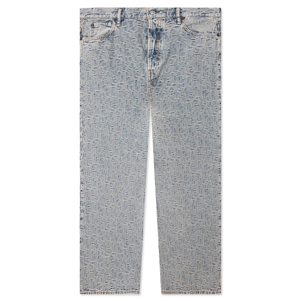 Monogram Pants - Blue/Beige – Feature