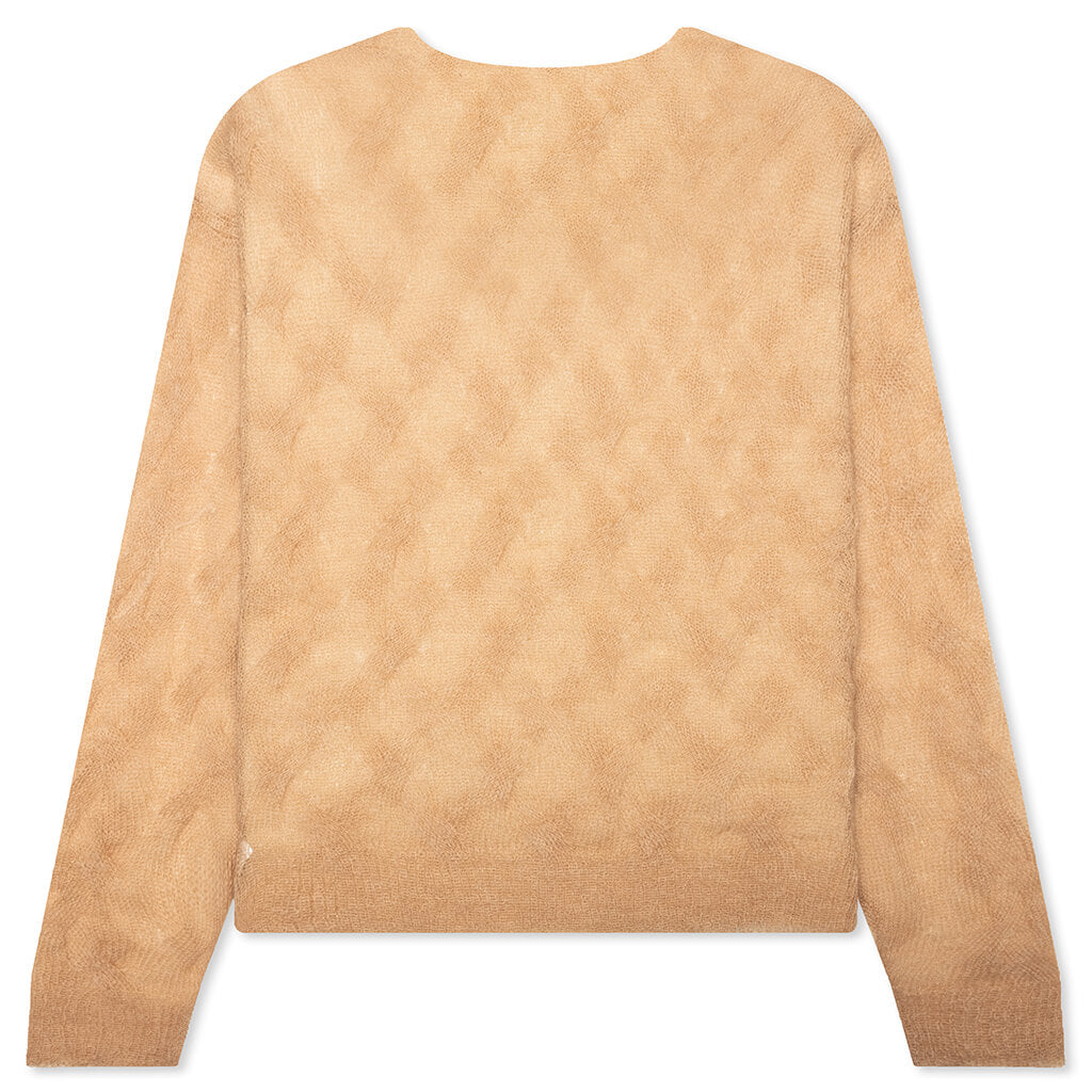 Loose Knit Cross Cable - Sand – Feature