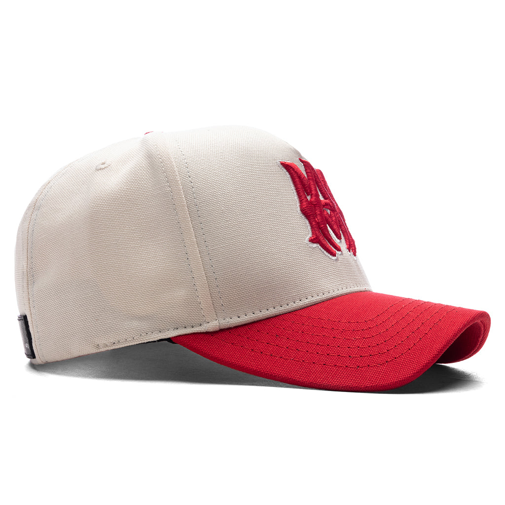 Ma Canvas Hat - Alabaster/Red – Feature