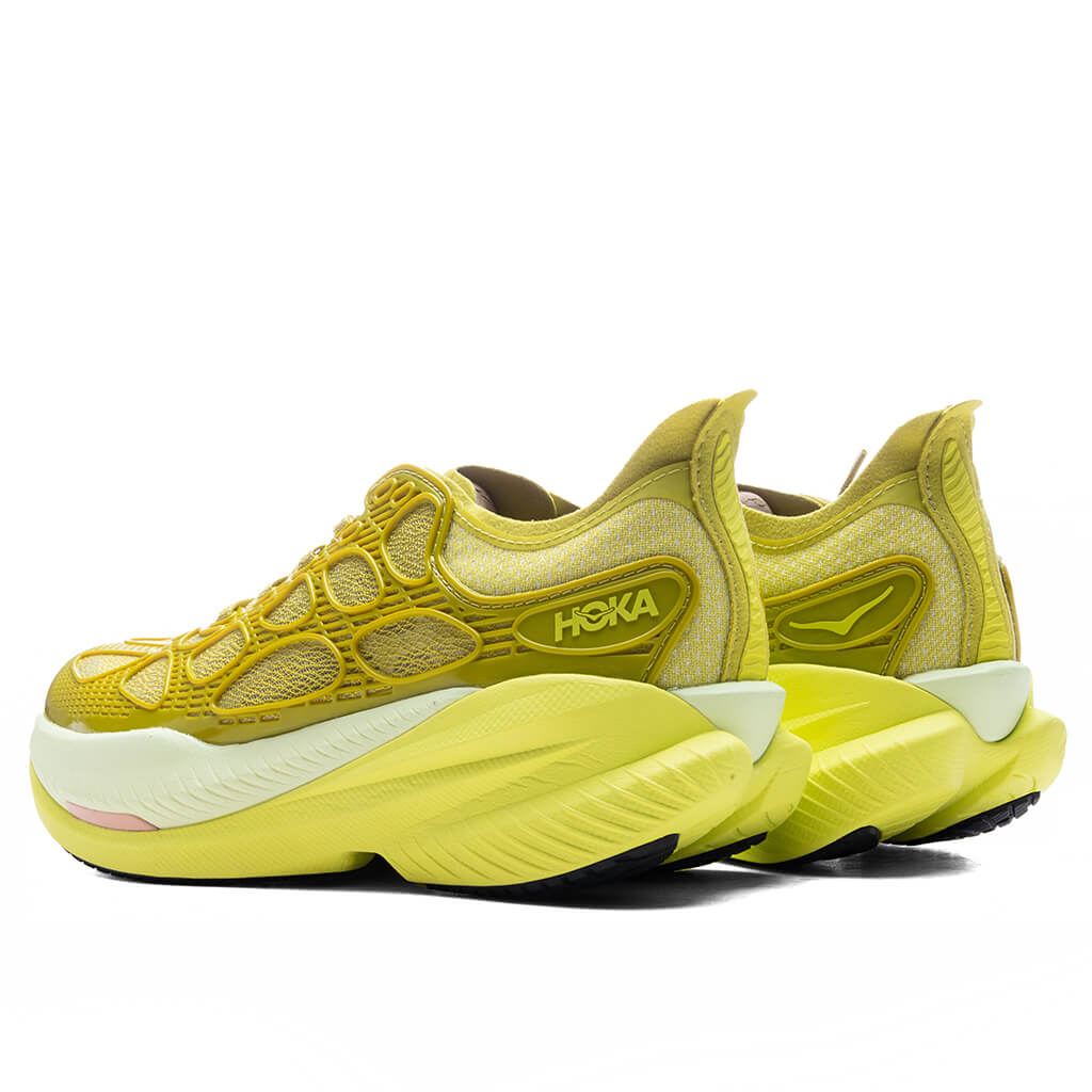 Mach X Caged - Pea Green/Hoka Citrus – Feature