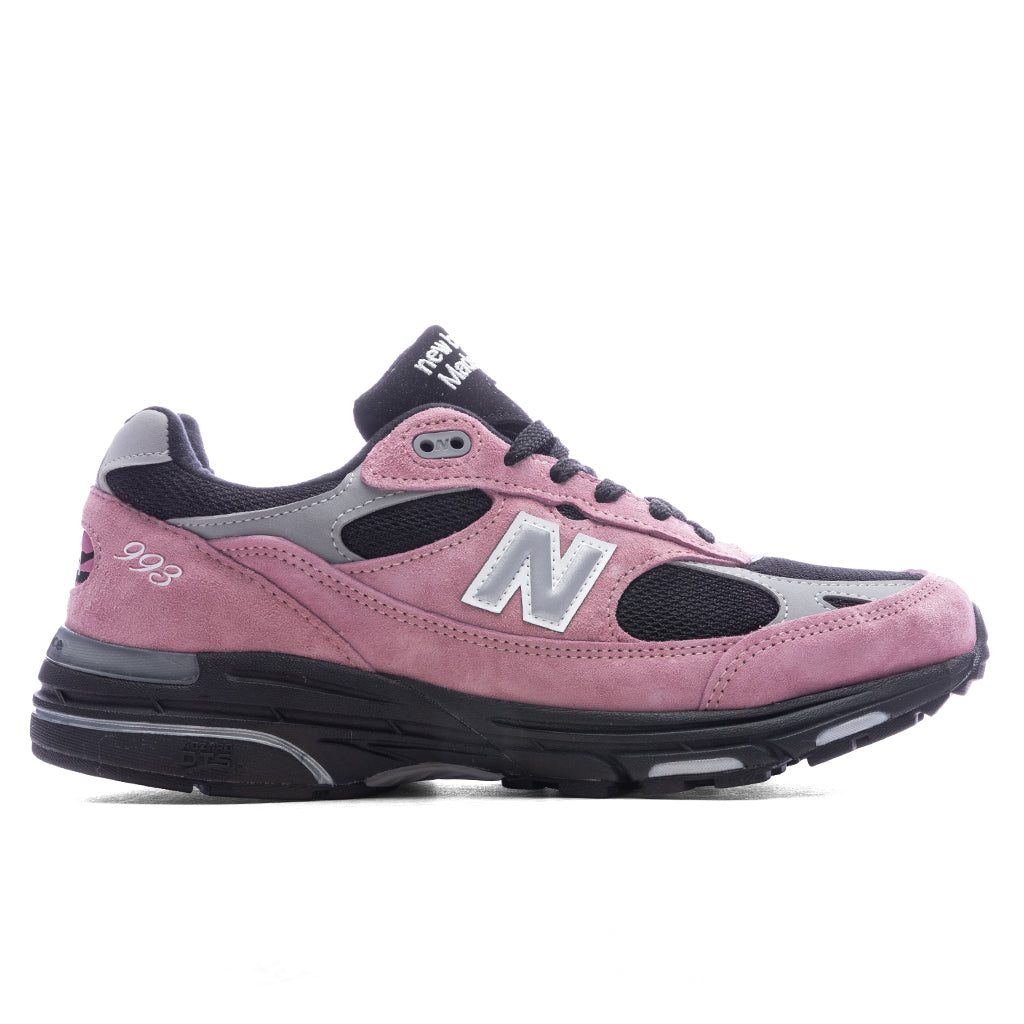 Made in USA 993 - Pink Taffy/Black/Slate Grey – Feature