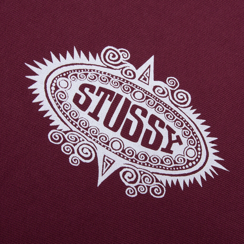 Mantra Zip Hoodie - Burgundy – Feature