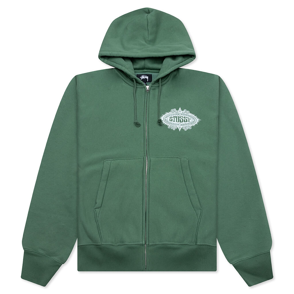 Mantra Zip Hoodie - Green – Feature