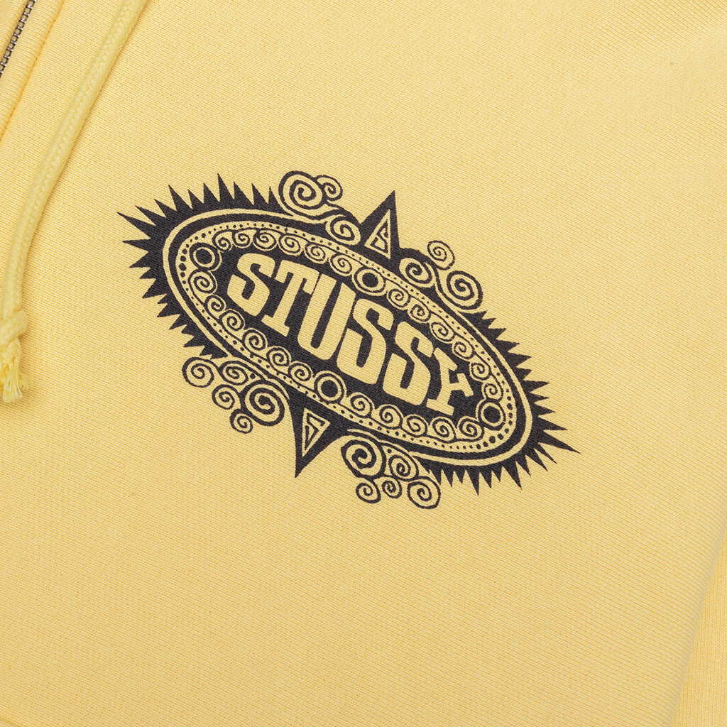 Mantra Zip Hoodie - Yellow – Feature