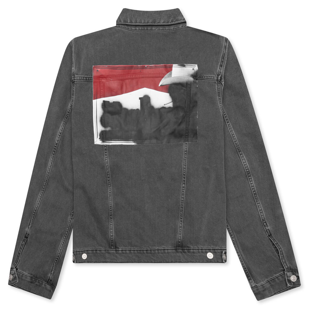 Mark Flood Square Denim Jacket - Washed Black – Feature