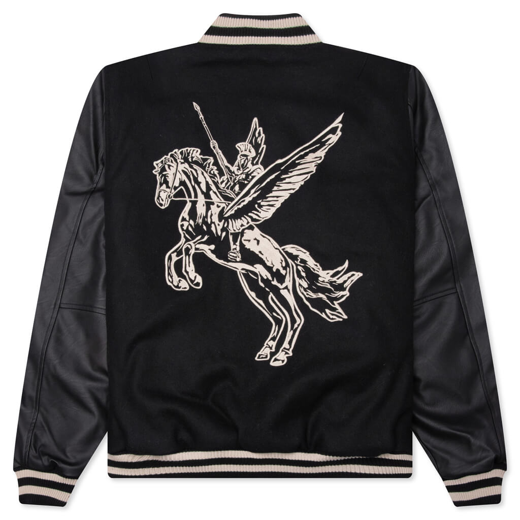 Mascot Wool Varsity Jacket - Jet Black – Feature