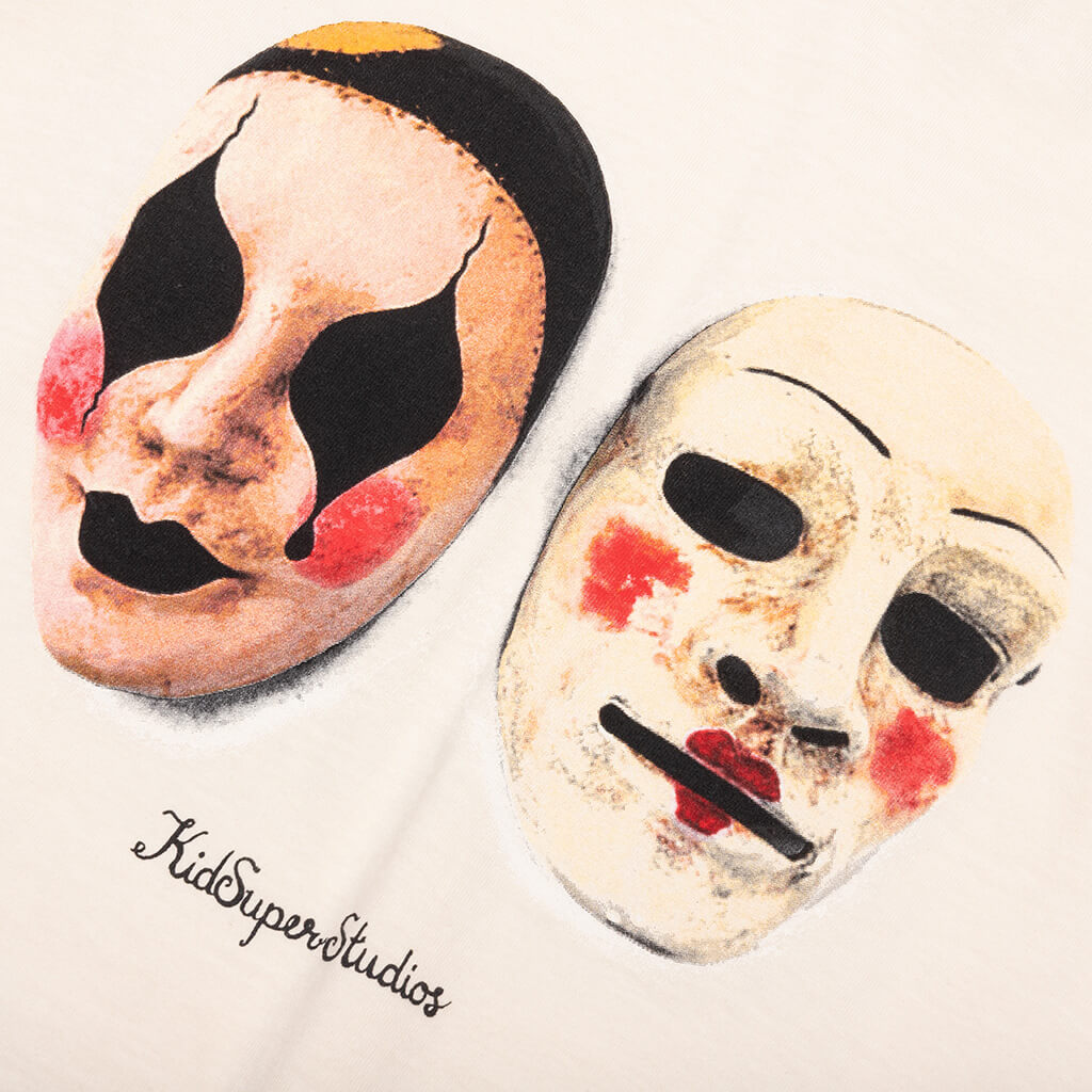 Masks Tee - Cream – Feature