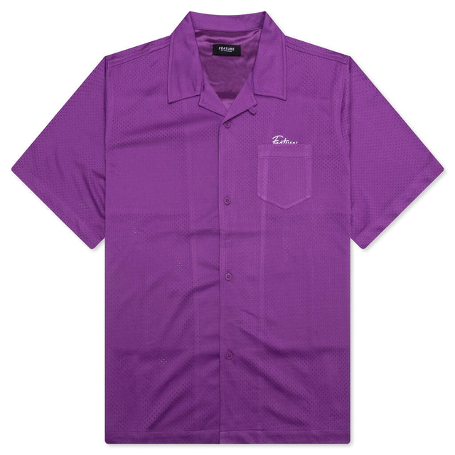Jackson Mesh Shirt - Purple – Feature