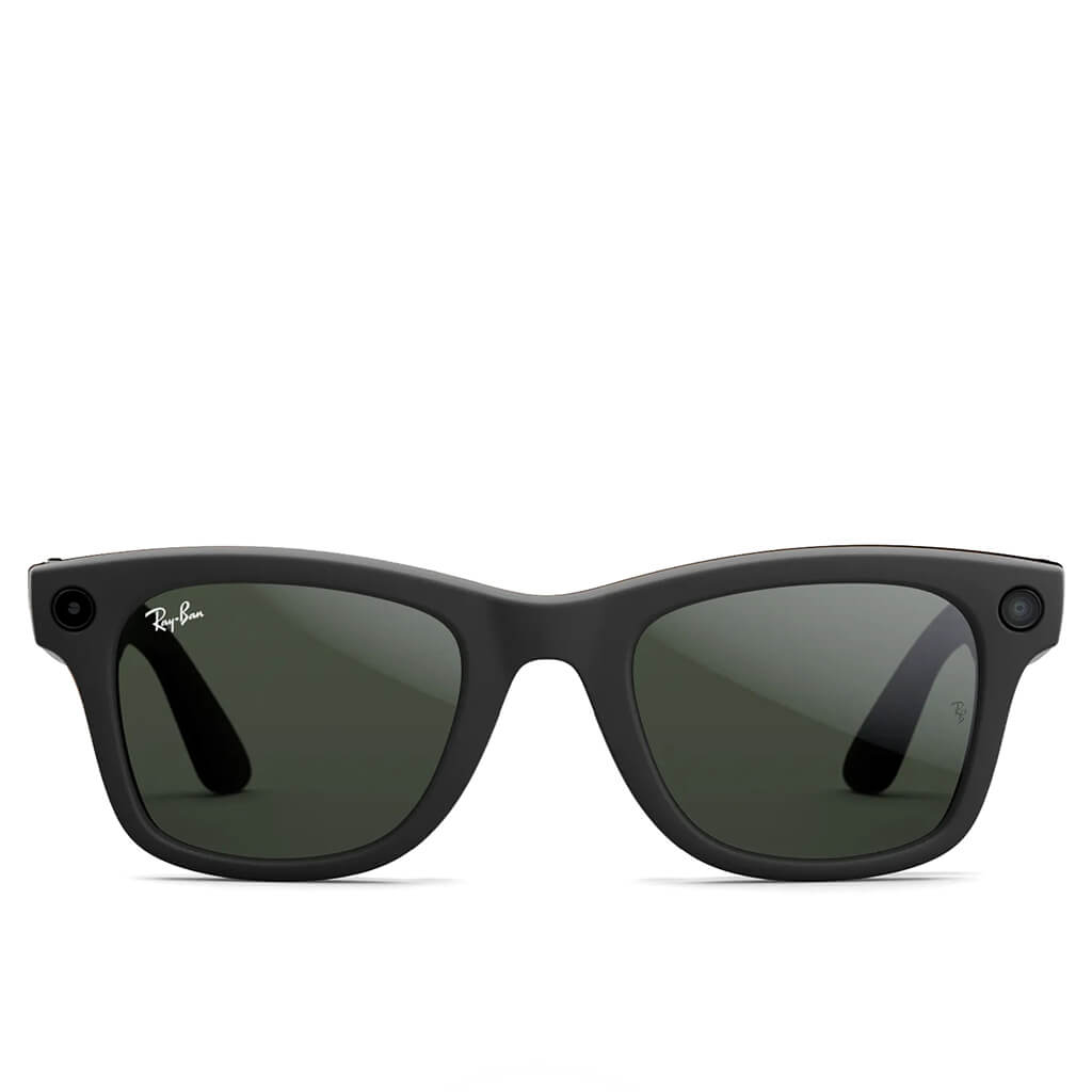 Meta Wayfarer (Large) - Matte Black/Transitions Graphite Green – Feature