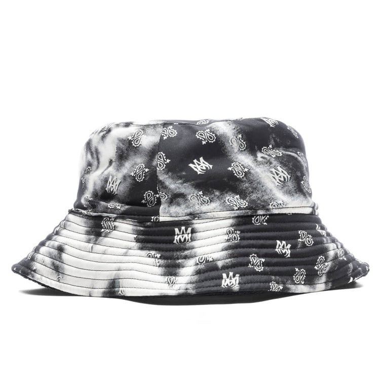Micro Paisley Reverse Bucket Hat - Black – Feature