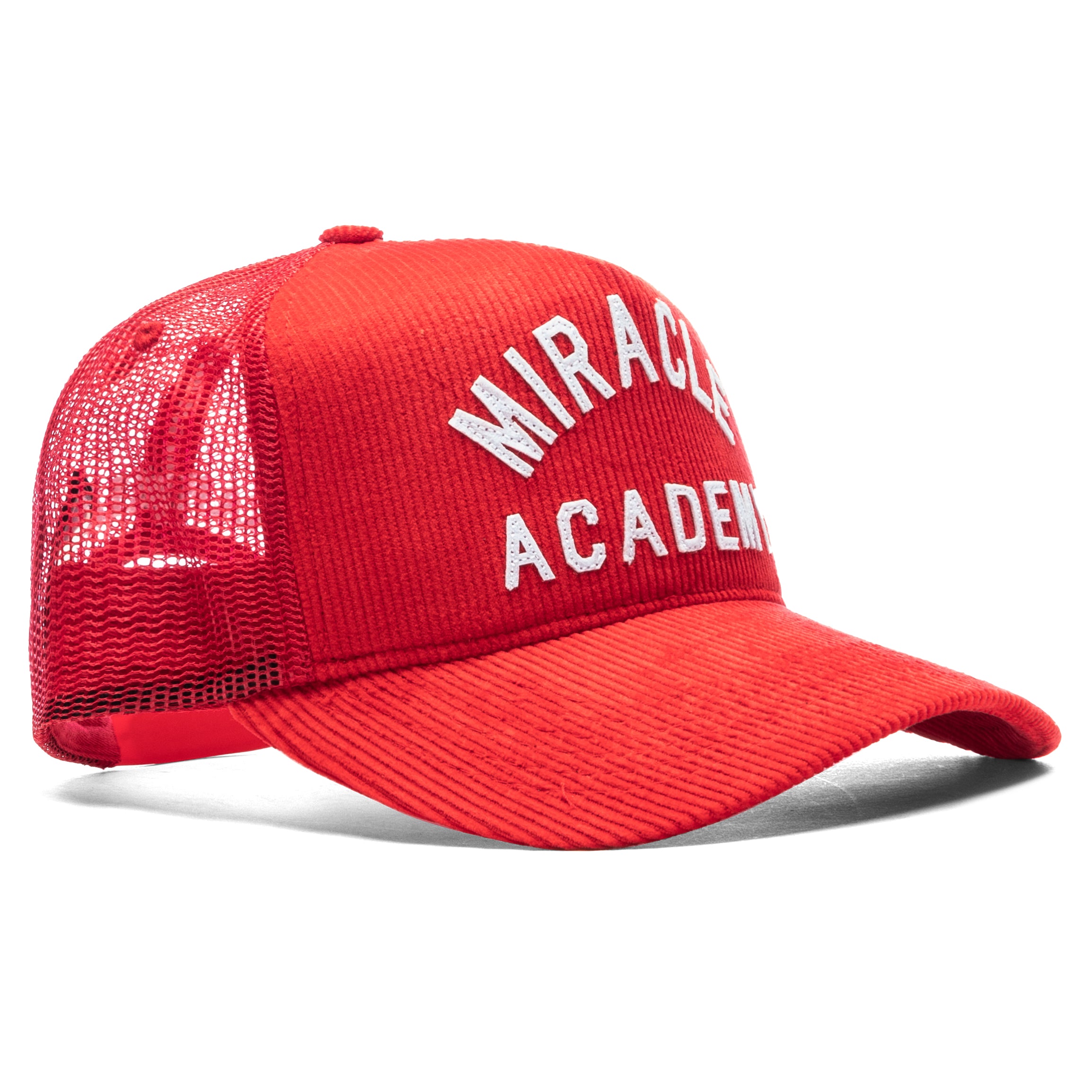 Miracle Academy Corduroy Trucker Hat - Cherry – Feature
